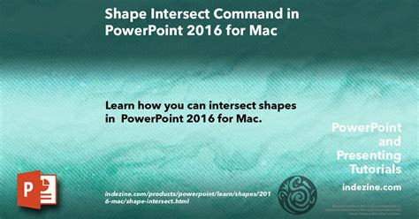 Shape Intersect Command In Powerpoint 2016 For Mac