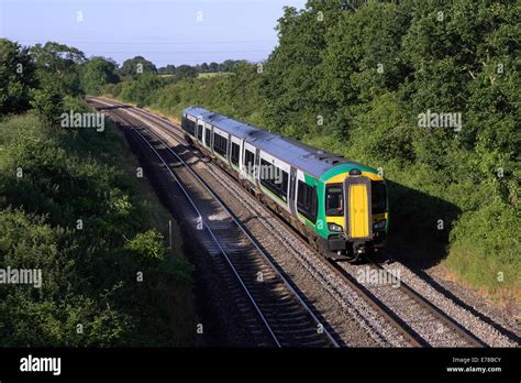 London Midland Class 172 Number 172 343 Passes Through Driotwich