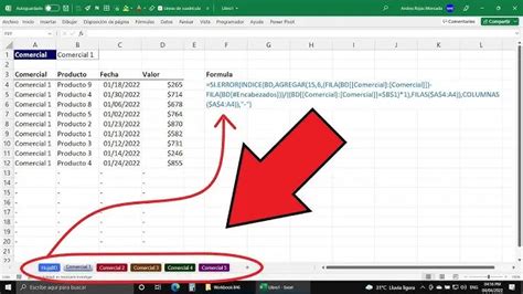Cómo buscar en un libro de excel con varias hojas Concentra
