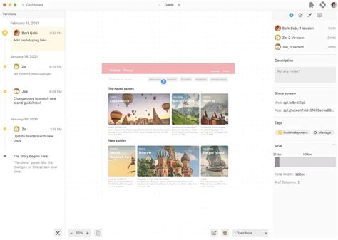 Zeplin中文网站 一个有组织的工作空间来传达设计意图