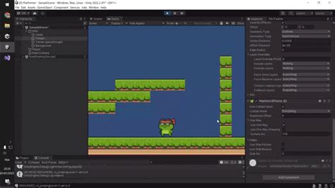 stuck inside a one way 2d platform unity engine unity discussions