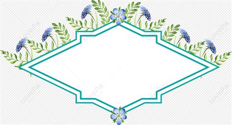 플라워 프레임 Png 일러스트 무료 다운로드 Lovepik