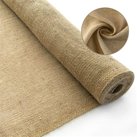 Wellco 63 In X 15 Ft Gardening Burlap Roll Natural Burlap Fabric