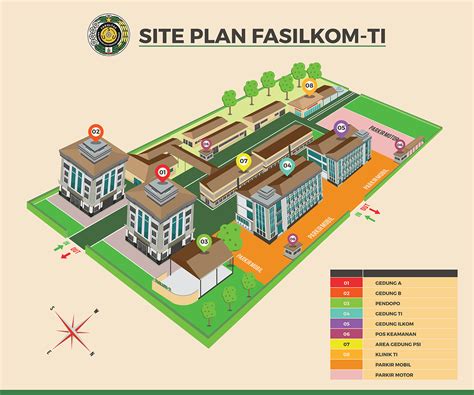 Isometric Map Design For Fasilkom Ti Usu 1 Images Behance