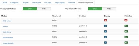 Help310menus Menu Item Weblink Categories Joomla Documentation