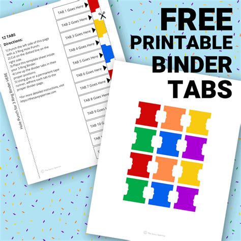 Free Printable Tabs For Binders Free Printable A Z