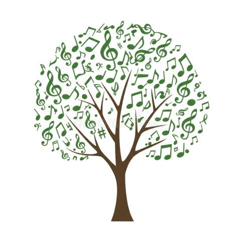 Green Musical Notes Stock Illustrations 4386 Green Musical Notes
