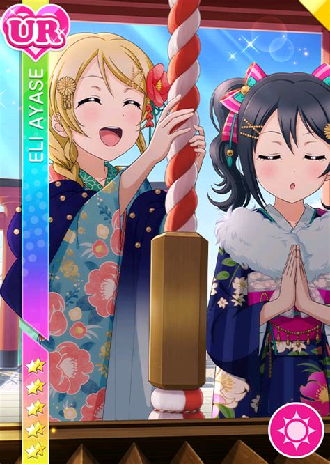 Safebooru Ayase Eli Blonde Hair Blush Character Name Closed Eyes