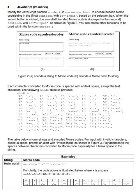 Solved 4 Javascript 25 Marks Modify The Javascript