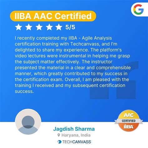 Techcanvass On Linkedin Techcanyon Aactraining Techcanvass Iiba Aac Aaccertified