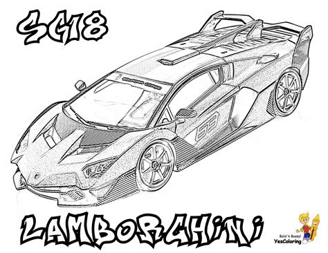 Sports Car Coloring Pages Free At Susanne Lumpkin Blog