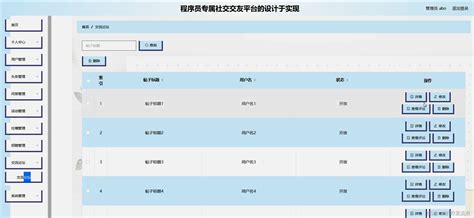 springboot毕设项目程序员专属社交交友平台的设计于实现v1aeq（java vue mybatis maven mysql） 基于