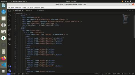 Lahiri Kokkiligadda On Linkedin Internshipproject Calculatorapp Html Css Javascript Codsoft