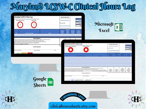 Florida Lcsw Hour Tracker Clinical Hours Log Clinical Supervision Notes Social Work Supervision