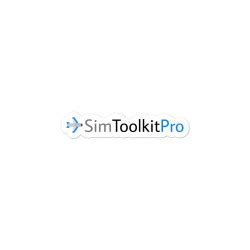 SimToolkitPro Logo Bubble Free Sticker