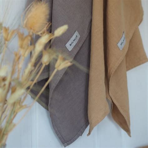 Linen Kitchen Towel Linen Mink Balmuir Annival Sisustus And Muoti