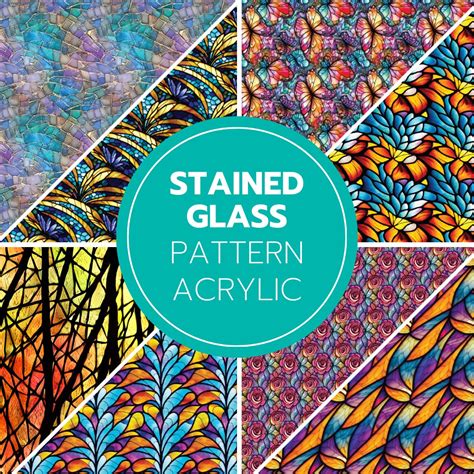 Stained Glass Pattern Acrylic Sheets Custom Made Better