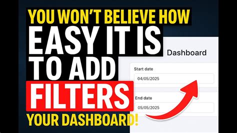 How To Add Filters On Dashboard Page For Widgets Code Daily