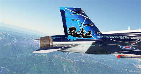 [8k] Dc Designs F A 18c Rcaf Cf 18 Demo Team 2024 Livery For Microsoft Flight Simulator Msfs