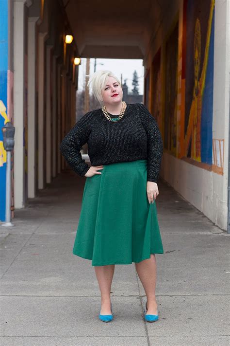 Plus Size Skirts Dressed Up Girl
