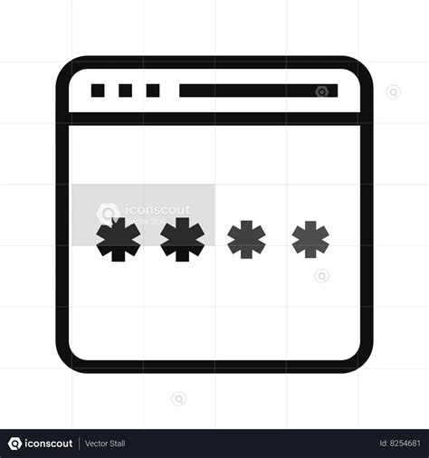 Webpage Password Animated Icon Download In Json Lottie Or Mp4 Format