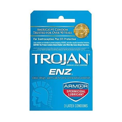 Wholesale Trojan Enz Spermicidal Lubricated Condoms