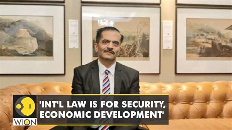 Wion Exclusive Need Asian African Voices At International Law Making Says Prof Bimal Patel