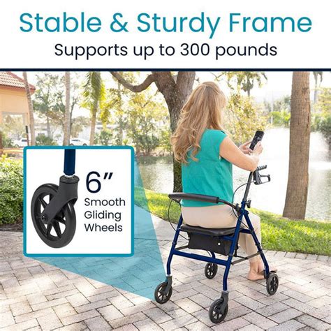 Lightweight Rollator Vive Health