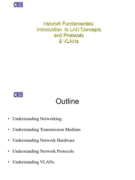 Network Fundamentals Introduction To Lan Concepts And Protocols And Vlans Pdf Wireless Lan