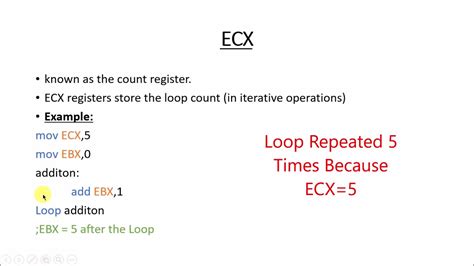 Assembly Language Tutorial 2 Registers Youtube