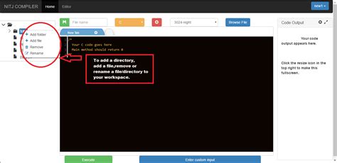 Github Isopropylcyanidenit J Code Compiler Web Based Compiler Nit J Cse 2013 17 Final Year