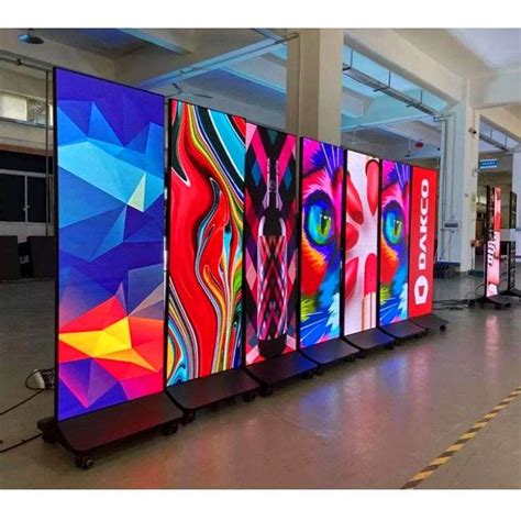 P25 Foldable Led Poster Indoor Led Poster Advertising Product Show