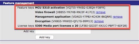 Install Product Activation And Feature Keys On Cisco Telepresence Multipoint Control Unit Cisco