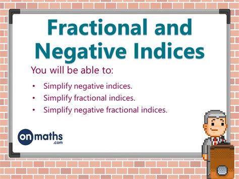 Fractional And Negative Indices Lesson Powerpoint A Level Teaching Resources