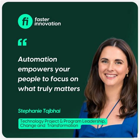 Faster Innovation On Linkedin Automation Empowers Your People To Focus On What Truly Matters