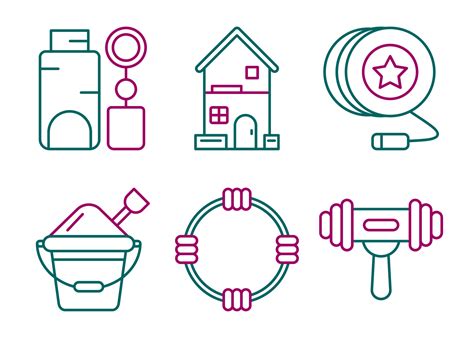 Toys Vector Icon Set 17482615 Vector Art At Vecteezy