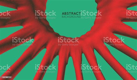 현대적인 배경 디자인 도트워크 스타일의 사실적인 플라스틱 요소 포인리즘 그래픽 도트 스티플 디자인 배너 전단지 포스터 커버 또는 브로셔에 대한 3d 벡터 그림입니다