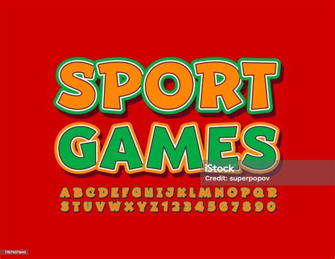 벡터 다채로운 기호 스포츠 게임입니다 장난 알파벳 문자와 숫자 컴퓨터 글자에 대한 스톡 벡터 아트 및 기타 이미지 컴퓨터 글자 경기 스포츠 경쟁 Istock