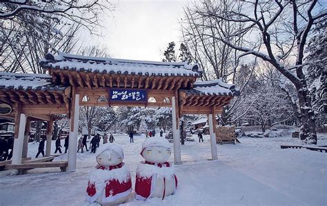 1366x768px 720p Free Download Korea Winter Tour Collection Nami