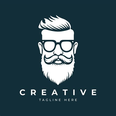 Barber Shop Beard Man Logo Vector Illustration 26345038 Vector Art At