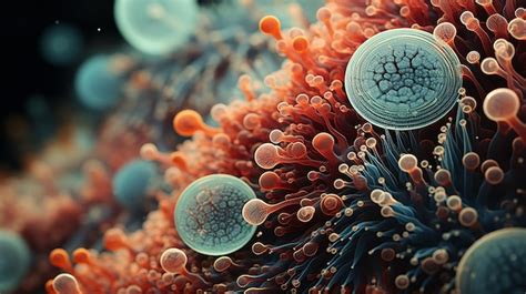 Premium Ai Image Bacteria Under A Microscope