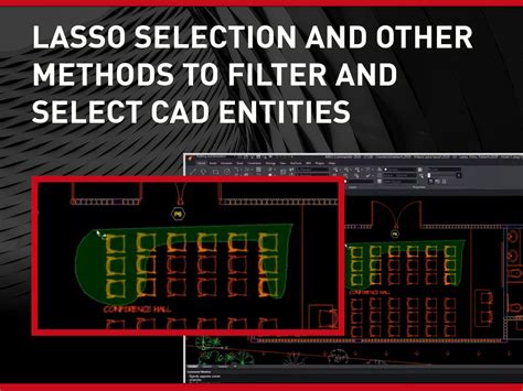 Lasso Selection And Other Methods To Filter And Select CAD Entities Graebert