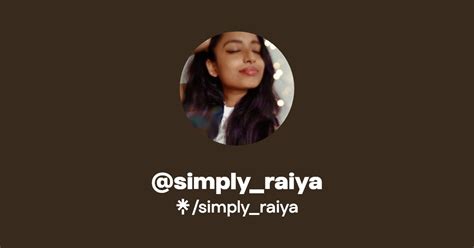 Simplyraiya Linktree