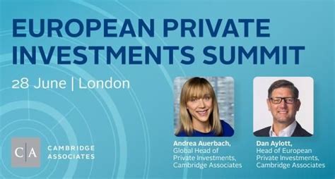 We Hope You Will Join Us And Your Peers At The European Private Investments Summit We Will Be