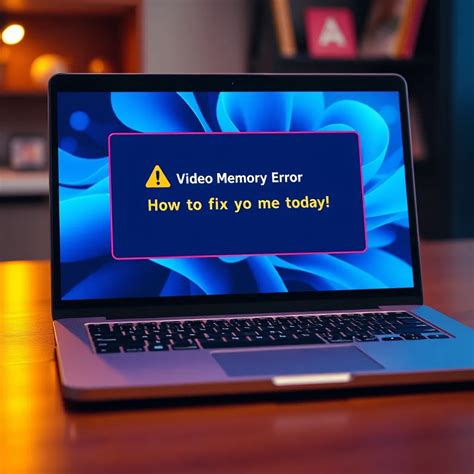 Laptop Video Memory Error How To Fix It Today Leveluptalk
