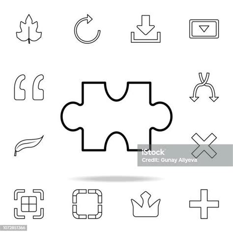 퍼즐 아이콘입니다 간단한 아이콘의 자세한 설정 합니다 프리미엄 그래픽 디자인입니다 웹사이트 웹 디자인 모바일 응용 프로그램 모음 아이콘 중 하나 0명에 대한 스톡 벡터 아트