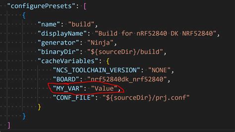NRF Connect For VS Code Preset Save Broken When Building On A Different Drive On Windows
