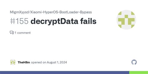 Decryptdata Fails · Issue 155 · Mlgmxyysdxiaomi Hyperos Bootloader