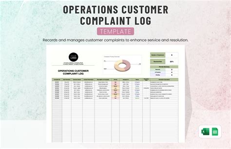 Free Complaint Log Templates In Excel To Download