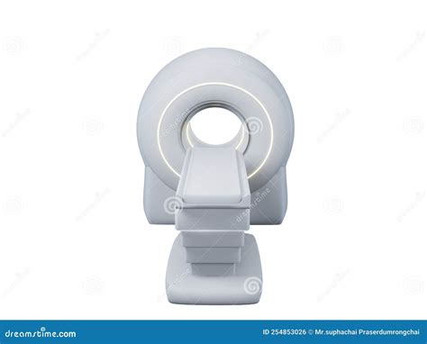 Mri Scanner Magnetic Resonance Imaging Device Medical Equipment Tomography Line Icon Vector